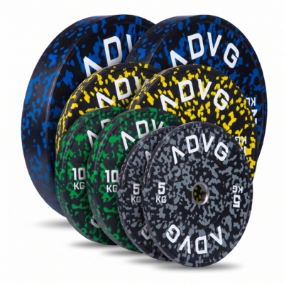 ADVG Speckled Rubber Bumper Plates 100kg Bundle | ADVG